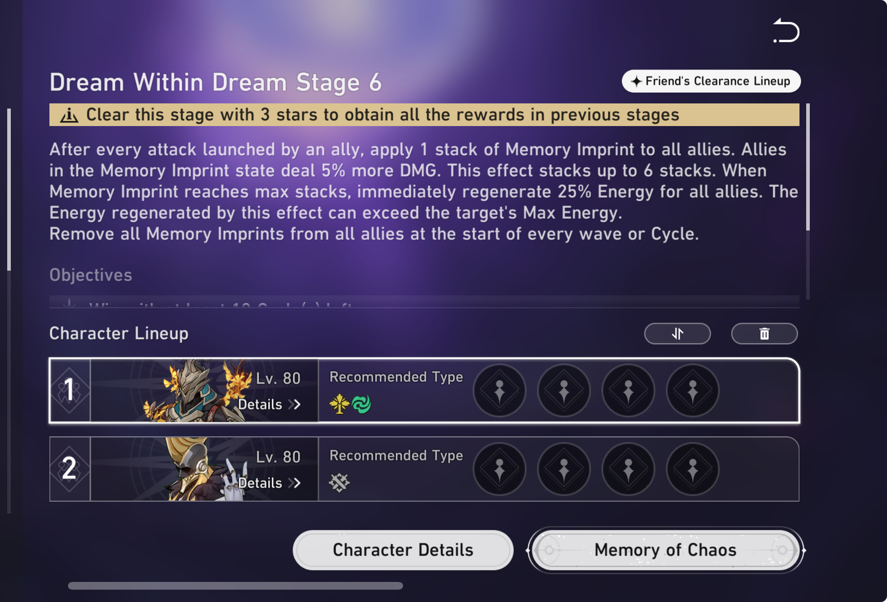 Memory of chaos. What team? Honkai: Star Rail | HoYoLAB