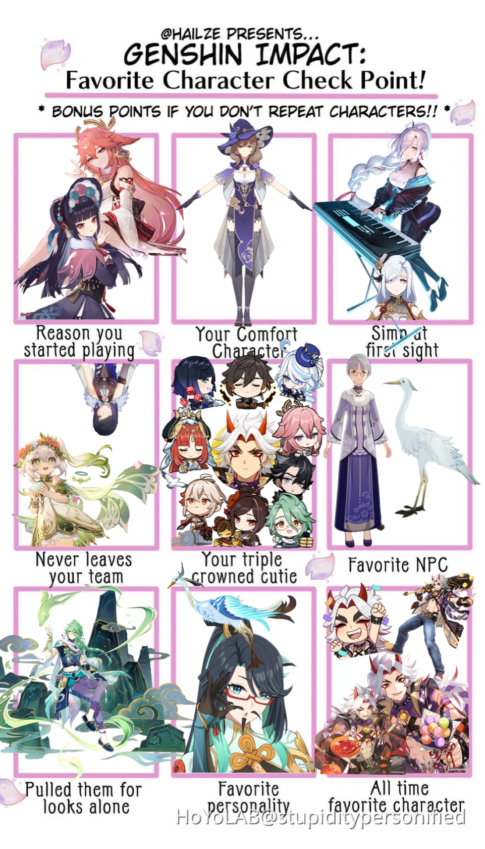 Fav character checkpoint:) Genshin Impact | HoYoLAB