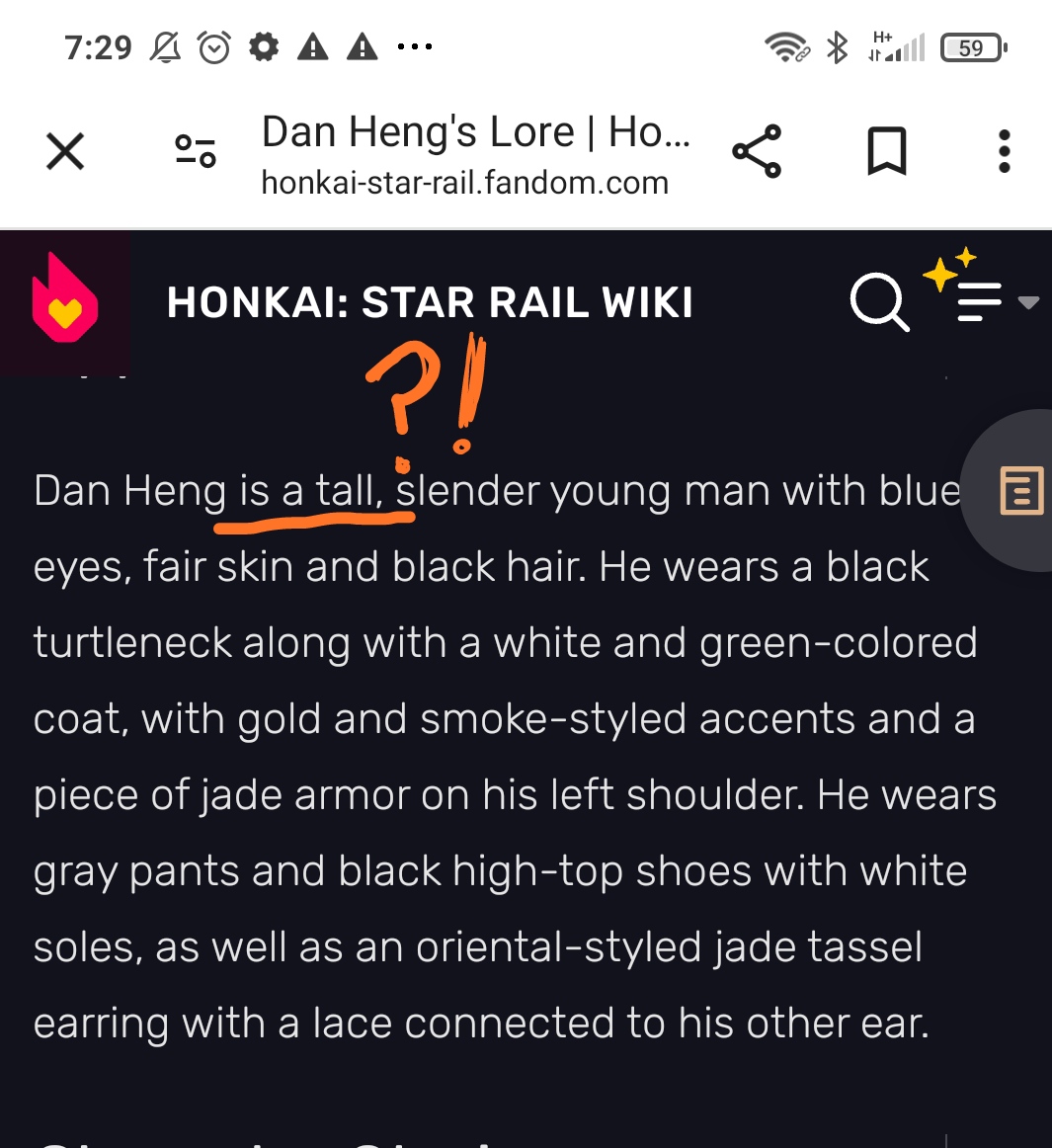 Probably the biggest lie on HSR Wiki XD Honkai: Star Rail | HoYoLAB