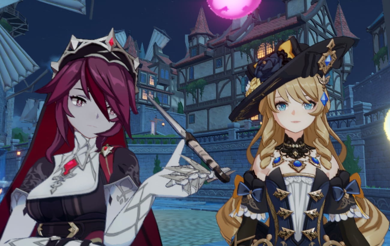 Played with a Navia friend as Rosaria because shes the best.:3 Genshin ...