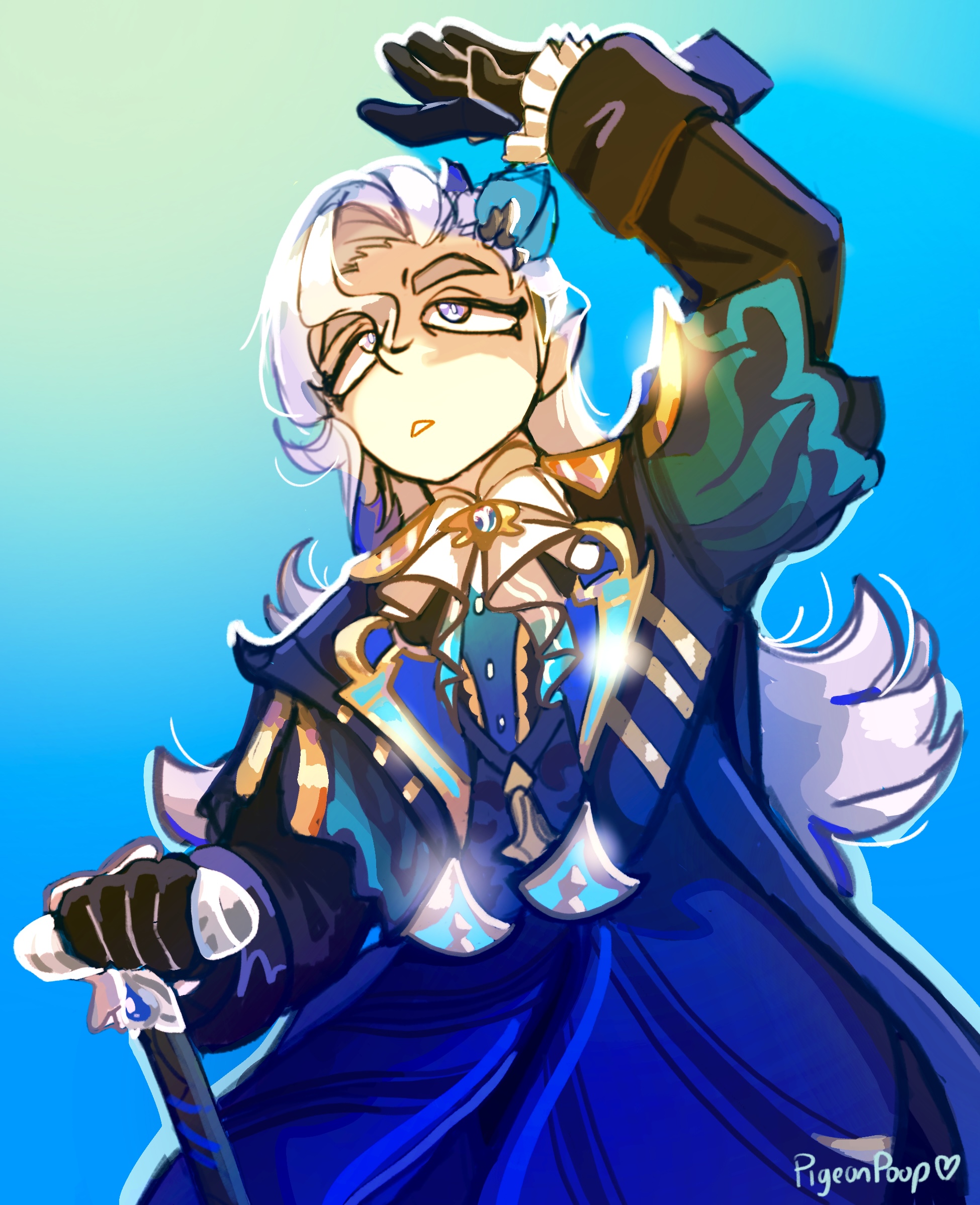 Neuvillette drawing! Genshin Impact | HoYoLAB