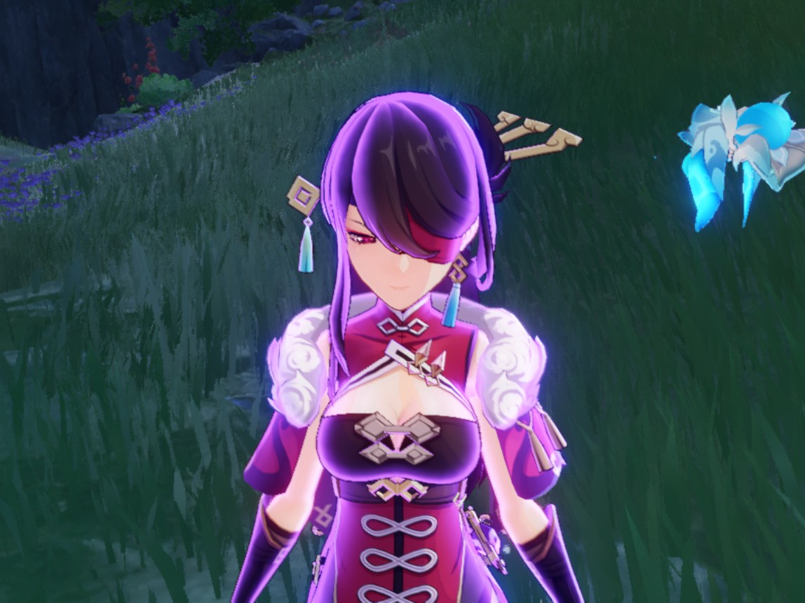 beido glows too.... i wonder how many other characters glow Genshin ...