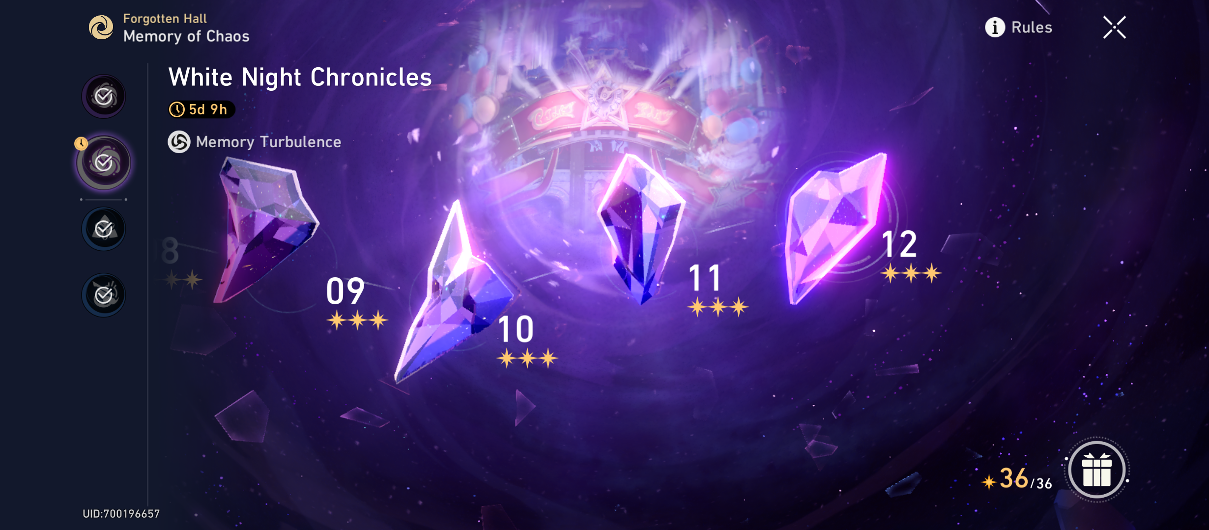 I finally beat the previous HSR abyss before it goes away with this ...