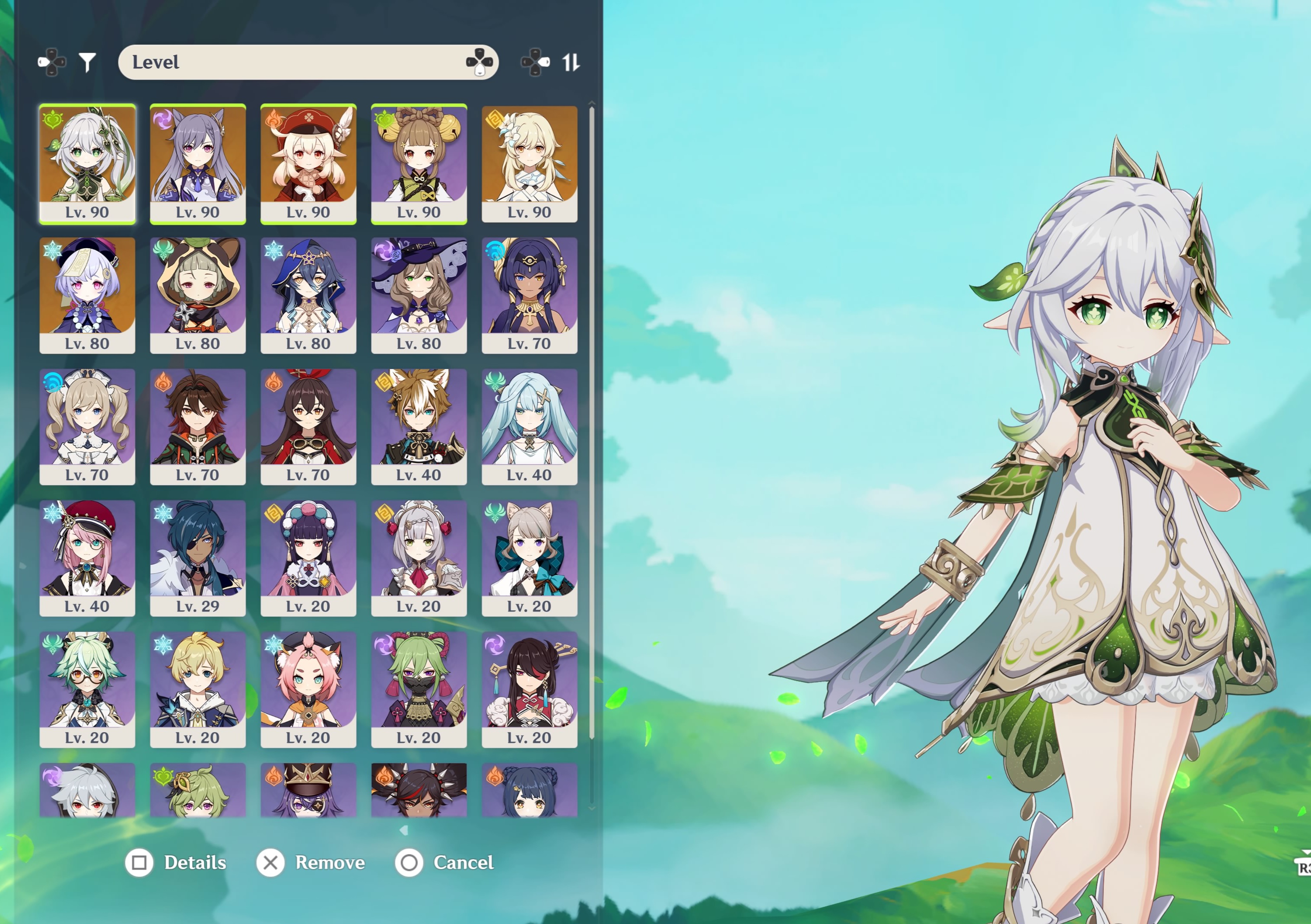 My characters so far! Genshin Impact | HoYoLAB