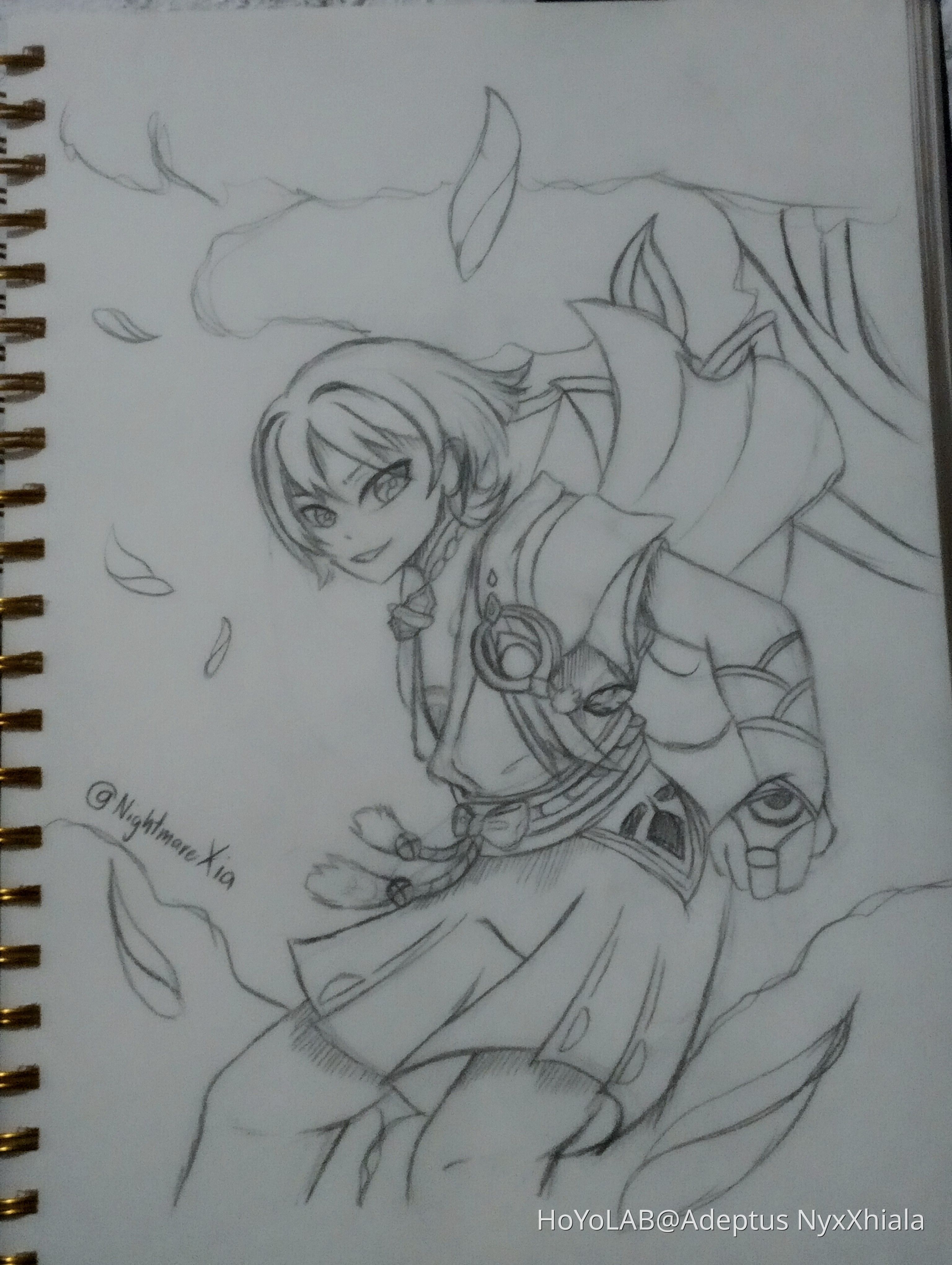 Wanderer Drawing of mine Genshin Impact | HoYoLAB