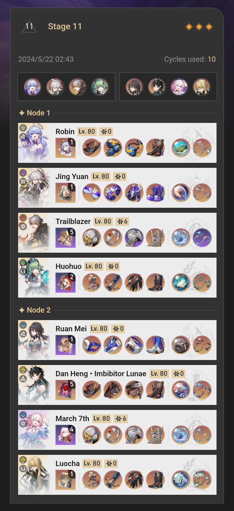 [Topic Event] I made it pass Stage 11! Honkai: Star Rail | HoYoLAB