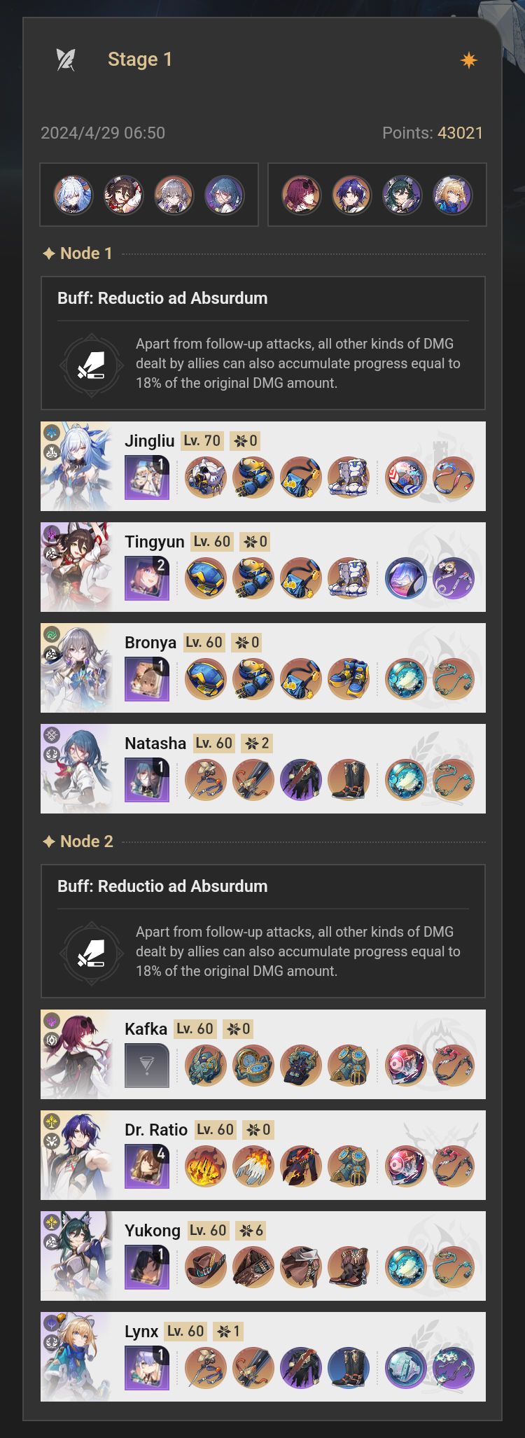 Please help me with my team Honkai: Star Rail | HoYoLAB
