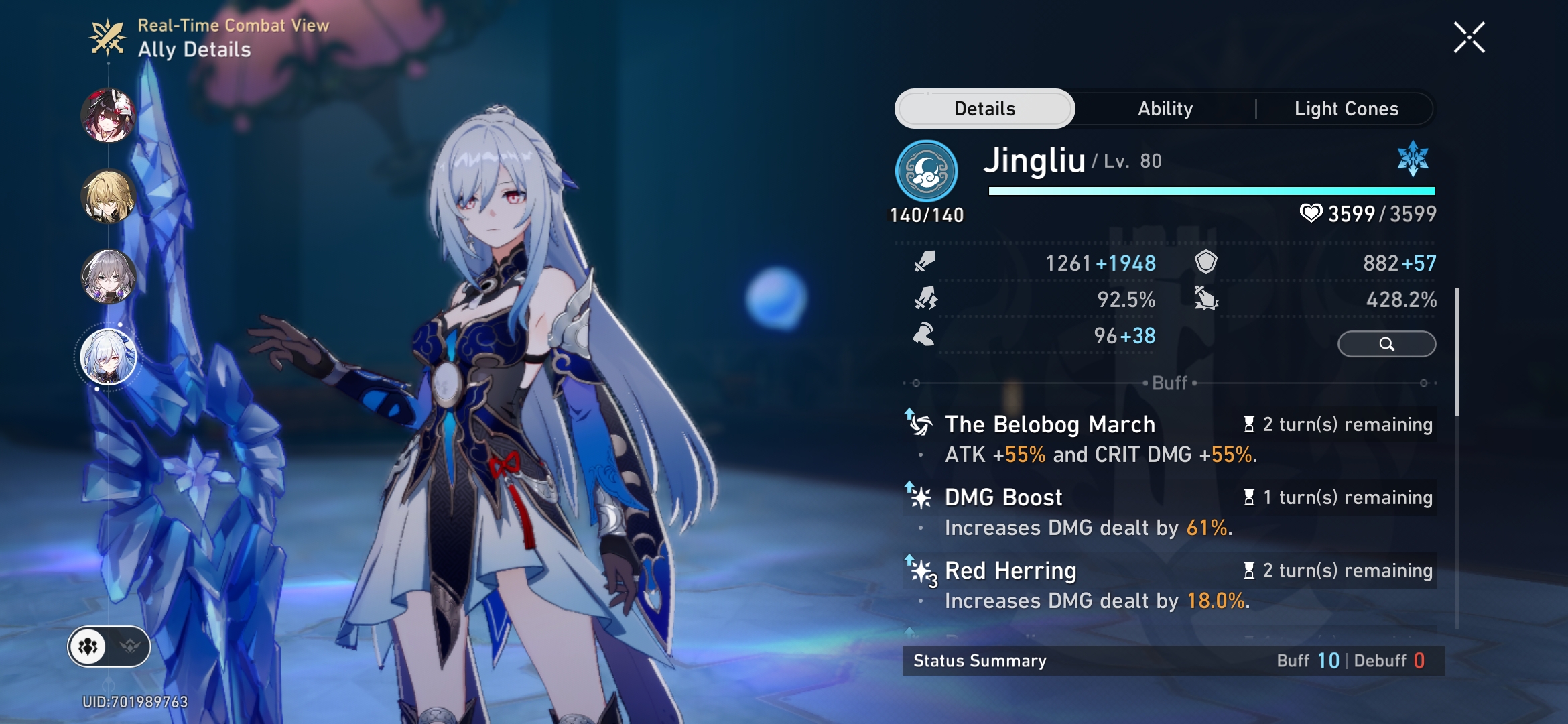 Man I love Sparkle-Bronya boost on Jin Liu 💥👊🤯 Honkai: Star Rail | HoYoLAB