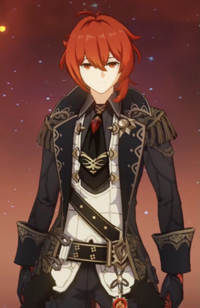 I edited Diluc's in-game face model Genshin Impact | HoYoLAB