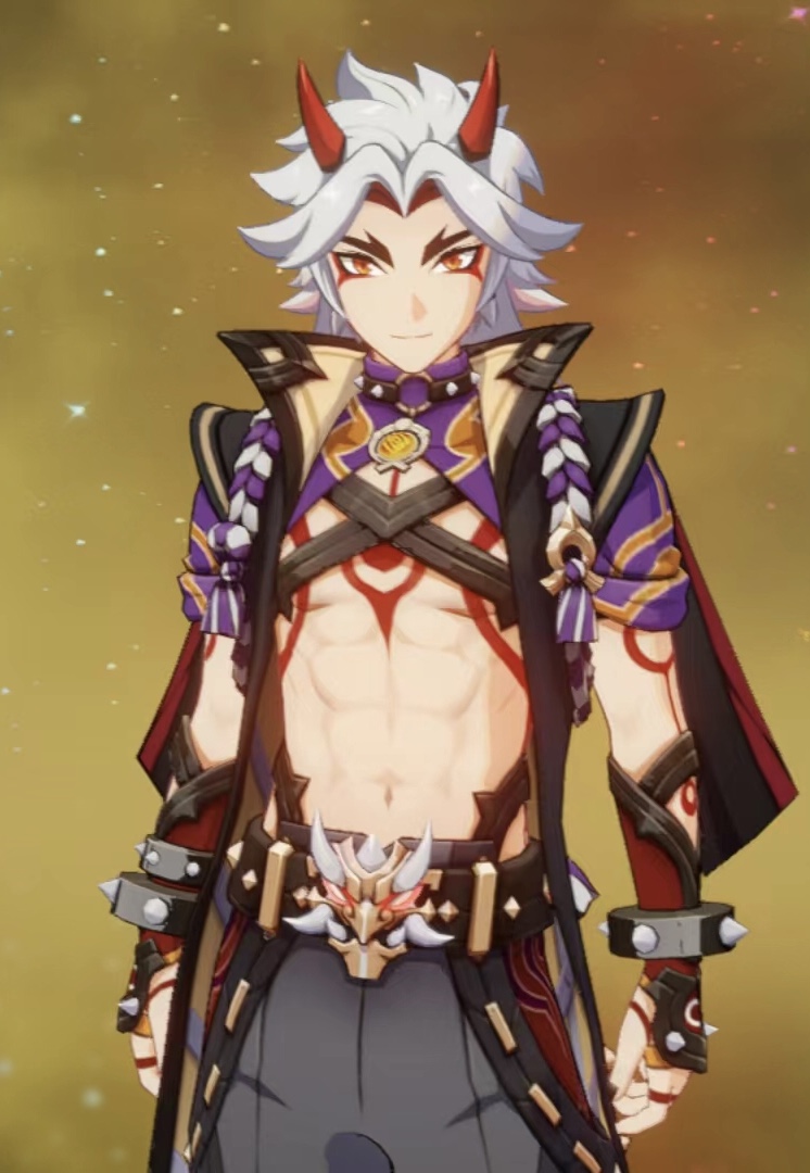 I tried giving Itto more muscles Genshin Impact | HoYoLAB