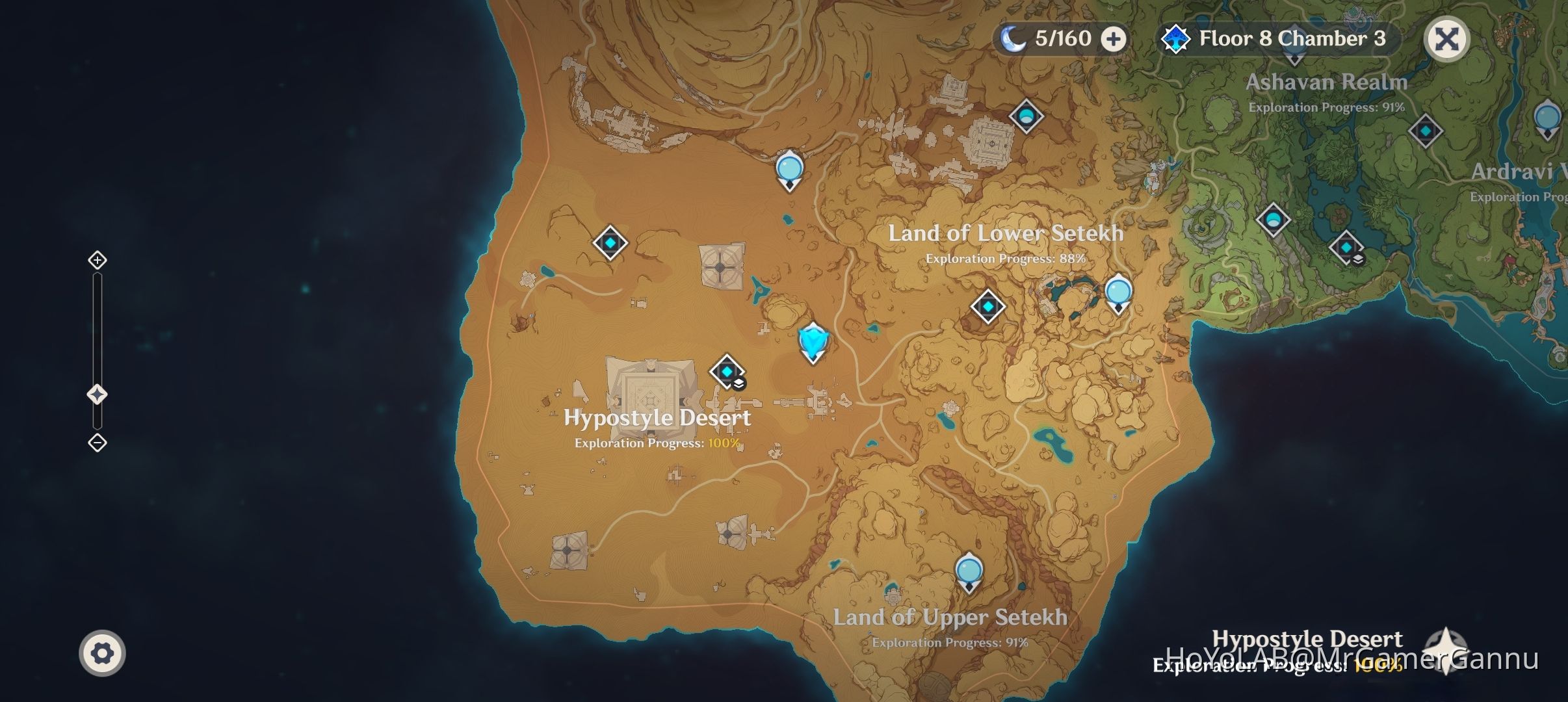 100% exploration on Hypostyle Desert Genshin Impact | HoYoLAB
