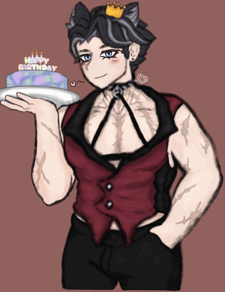 Round 2: Another Wriothesley Drawing For My Birthday 🎂🎉💕 Genshin Impact ...