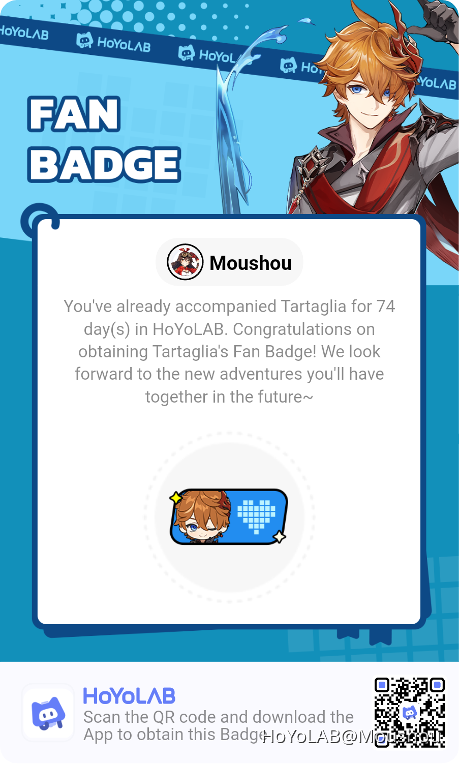 Fan badge ♥️ Genshin Impact | HoYoLAB