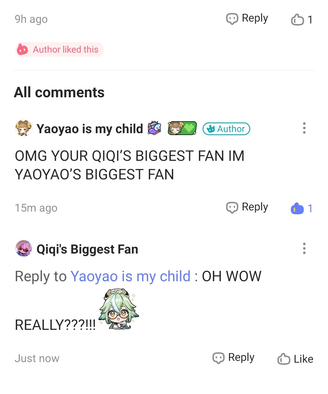 Qiqi Fans, I Come To Make An Announcement! | HoYoLAB