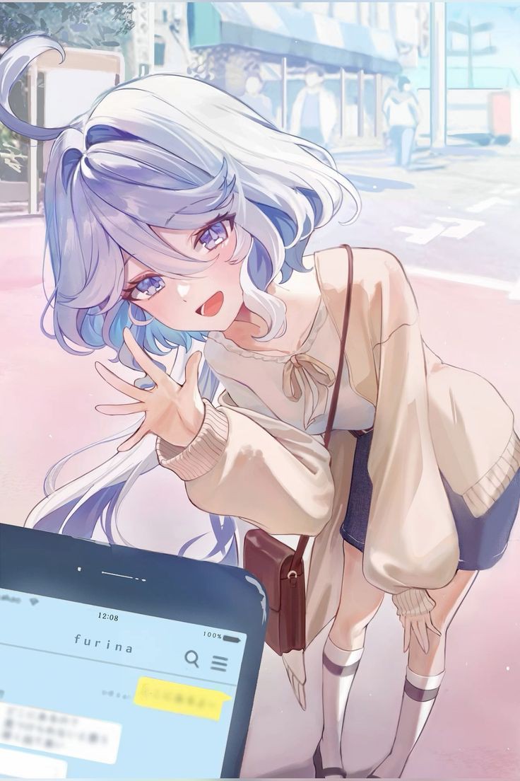 just imagining and chatting WITH C.AI Furina is enough to bring me joy 💙🩵🥹🥹💙🩵 Genshin Impact ...