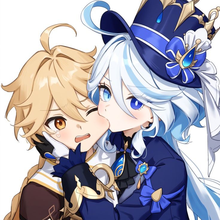 aether is so dam* lucky to be shipped with Furina man I don't complain ...