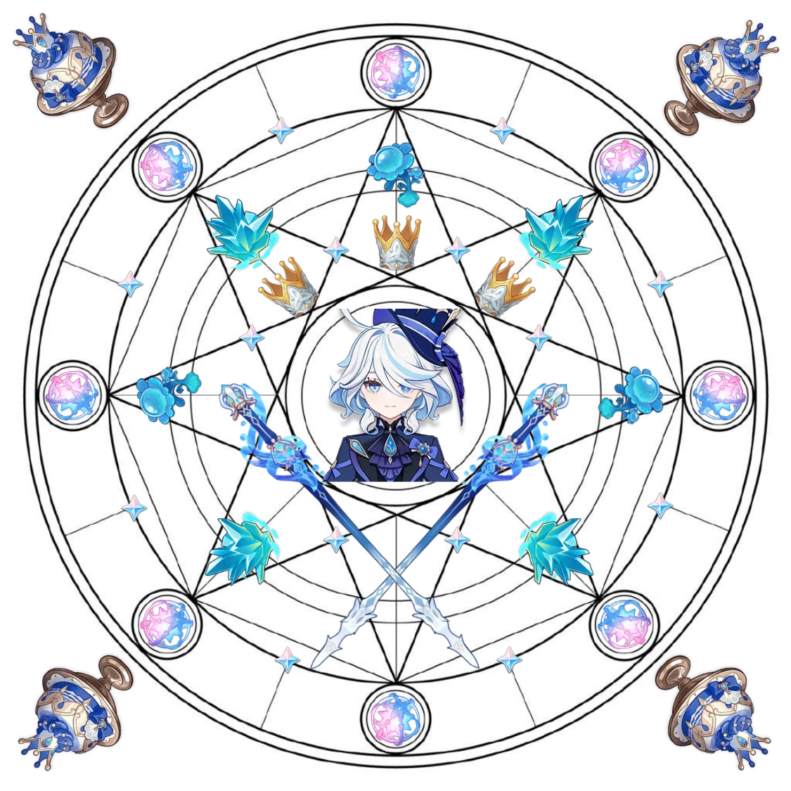 I wish for Furina The Hydro Archon bring it back to life. Genshin ...