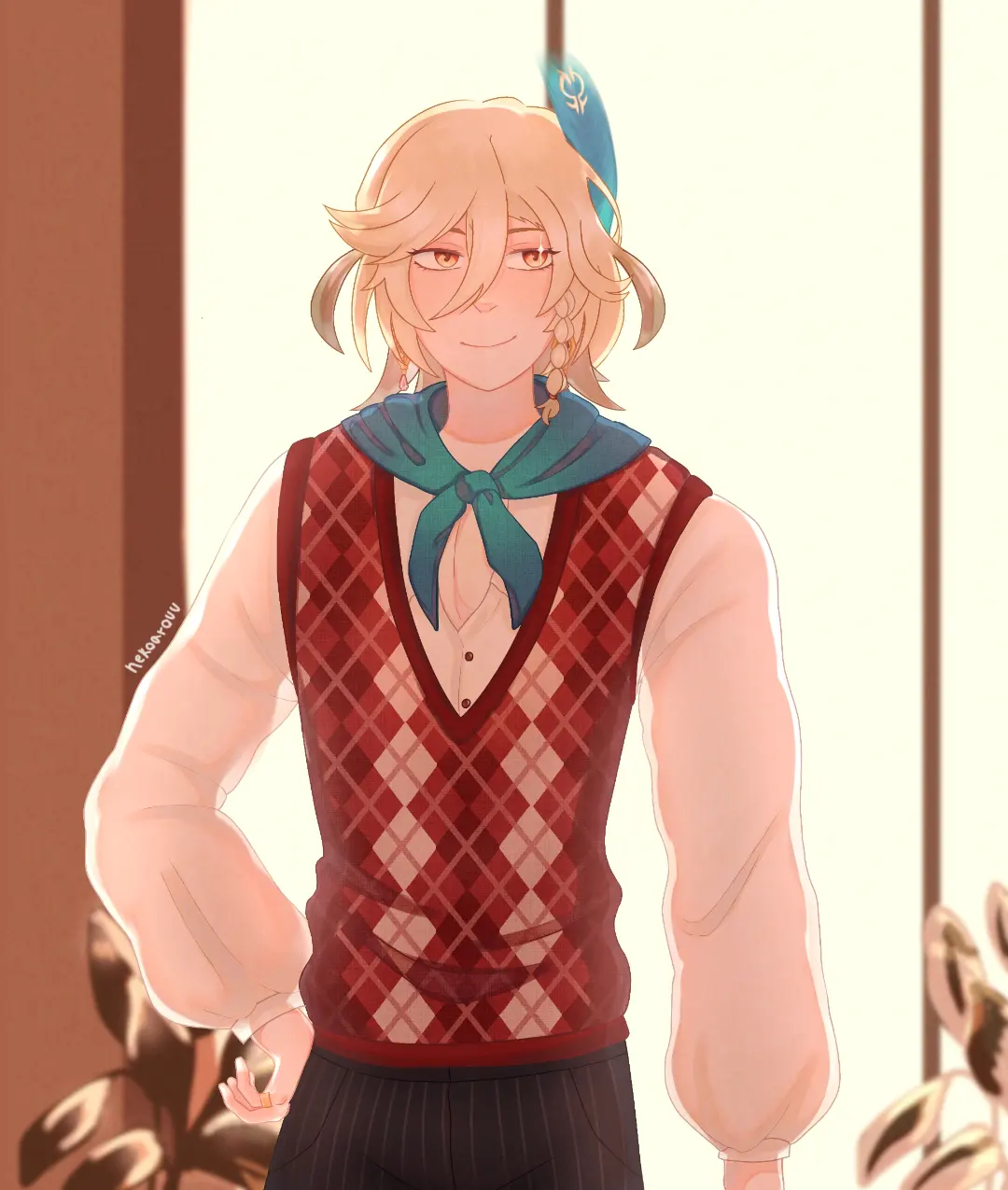 Kaveh drawing but it's here!!! Genshin Impact | HoYoLAB