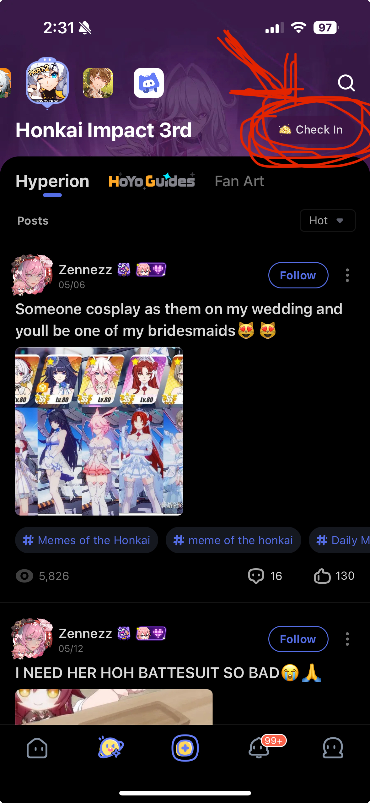 QoL daily login for Hi3rd Honkai Impact 3rd | HoYoLAB