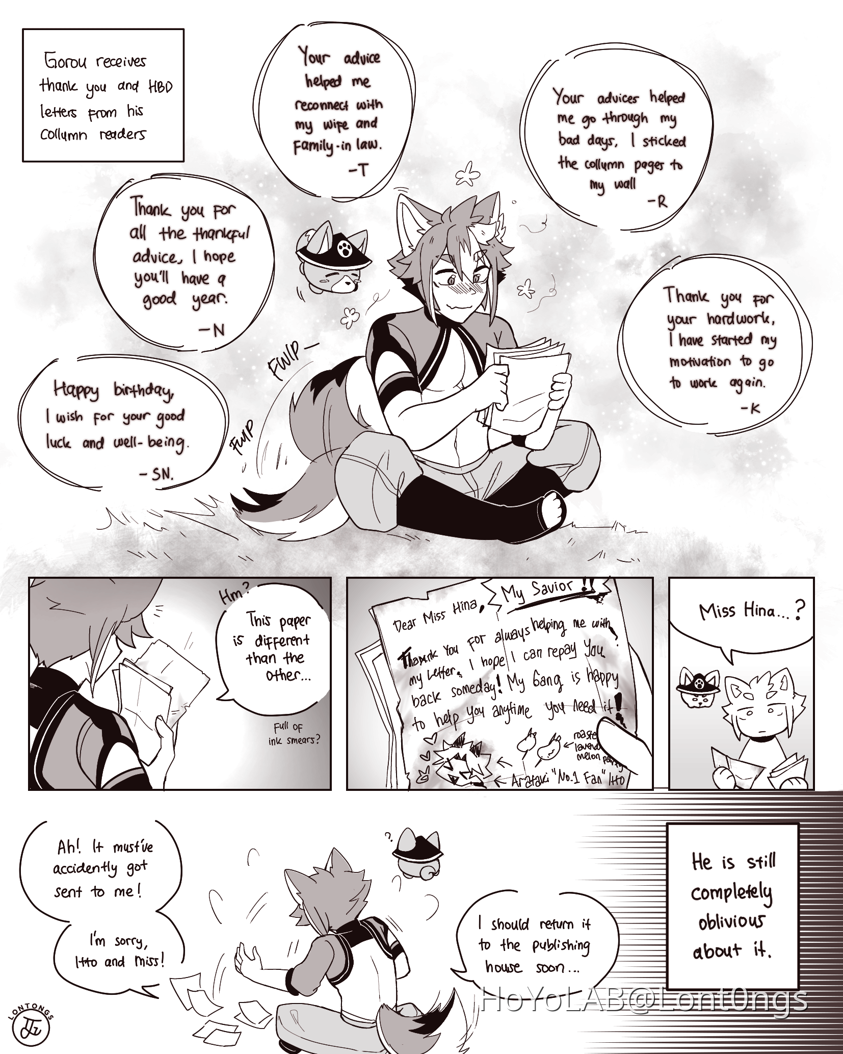 Gorou and Miss Hina Genshin Impact | HoYoLAB