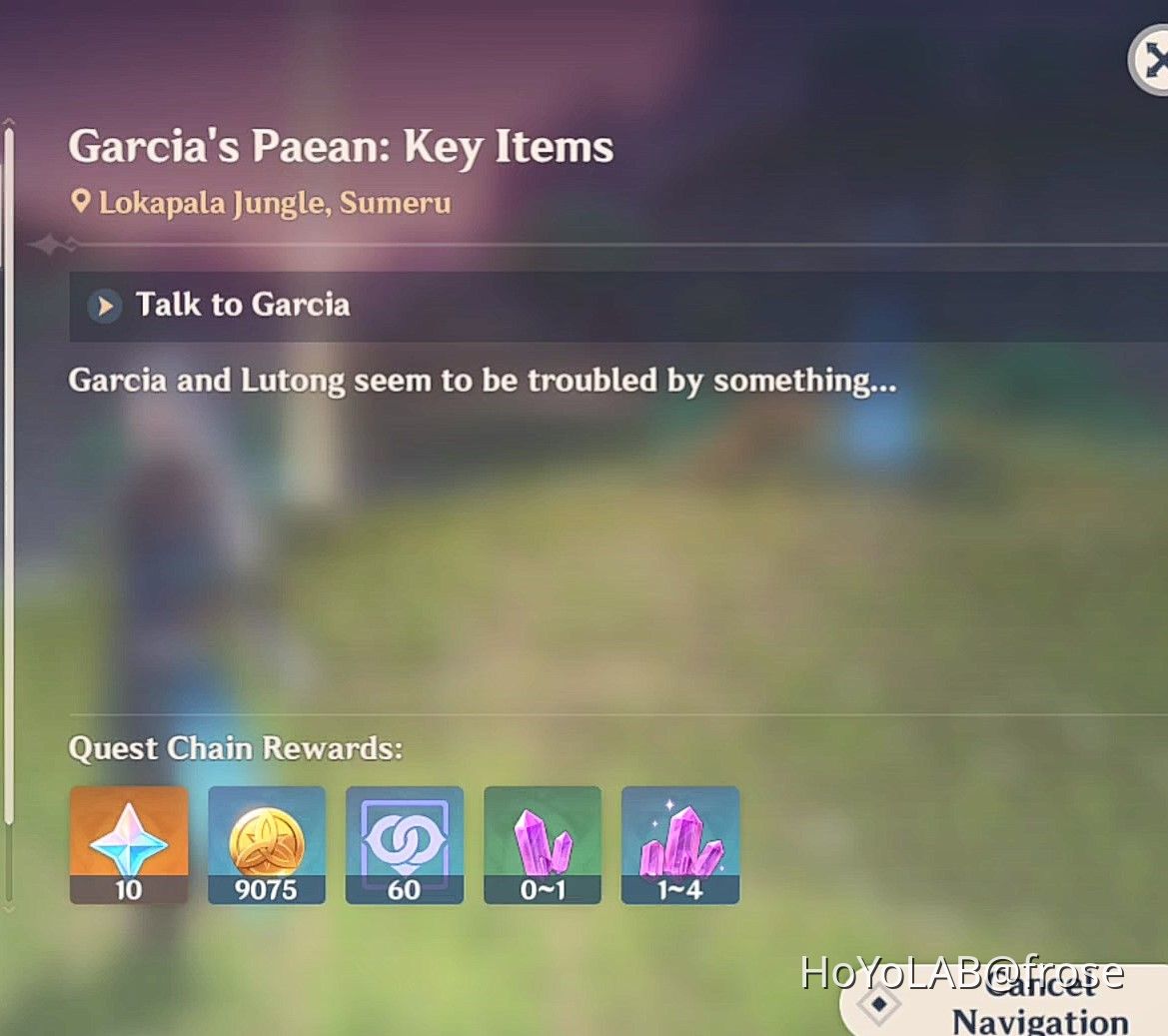 Garcia's Paean: Key Items and Substitutes Genshin Impact | HoYoLAB