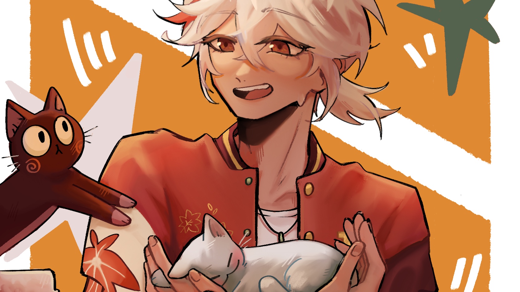 kazuha and cats ☆彡 Genshin Impact | HoYoLAB