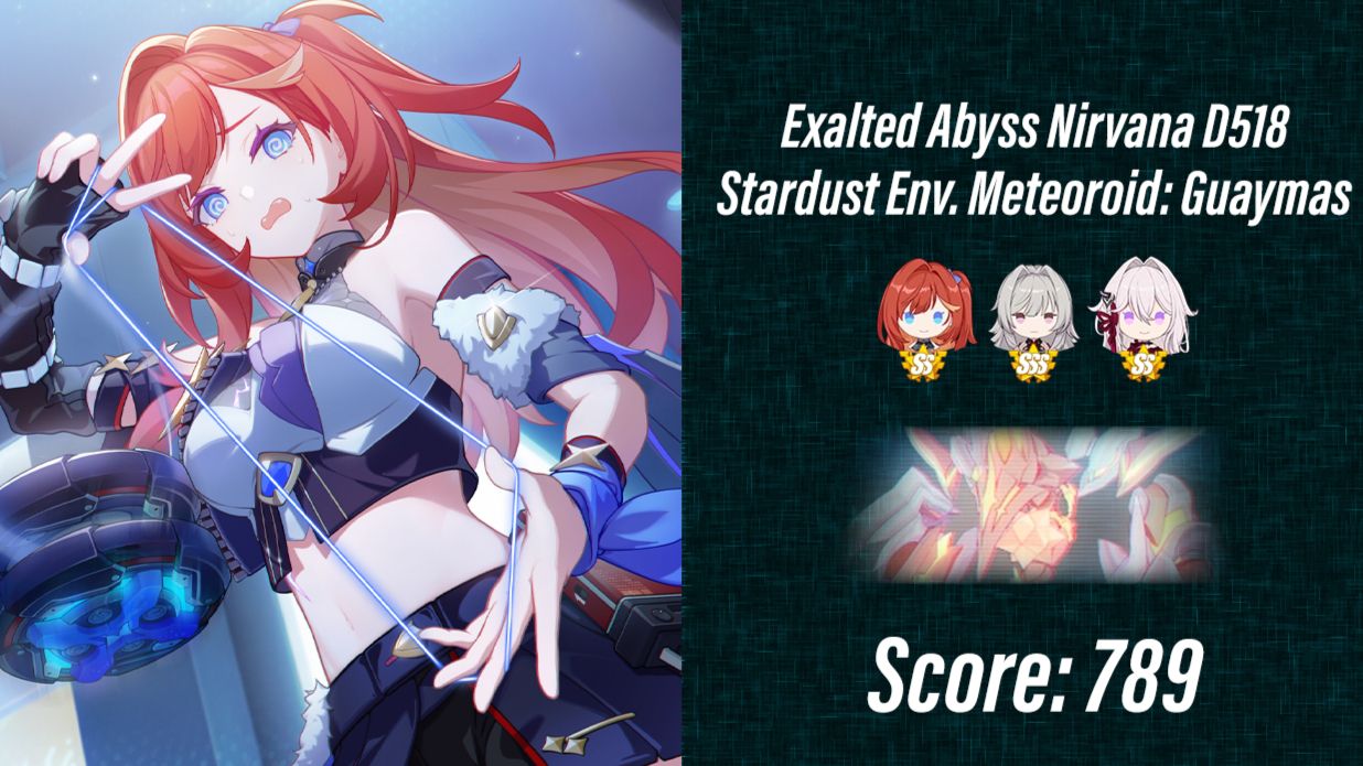 EX Abyss Nirvana - SD Up Meteoroid: Guaymas D518 (789 Pts) FL (SS0)/VB (SSS)/MPS (SS0) Honkai ...