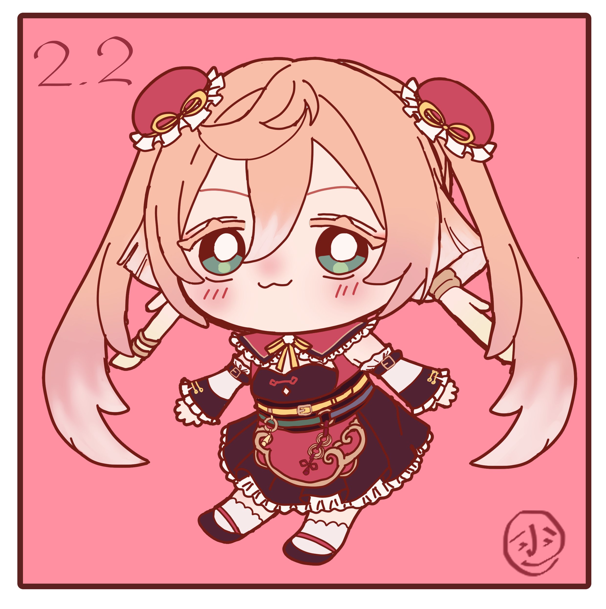 una publi de una yanfeisita chibi, so pretty the yanfei Genshin Impact ...