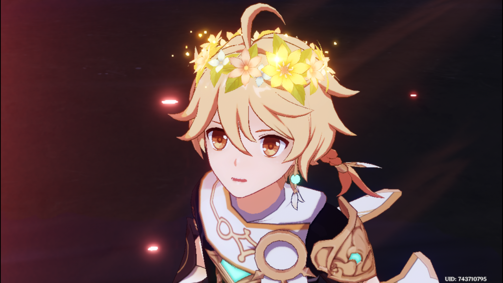 low quality aether with a flower crown!! Genshin Impact | HoYoLAB