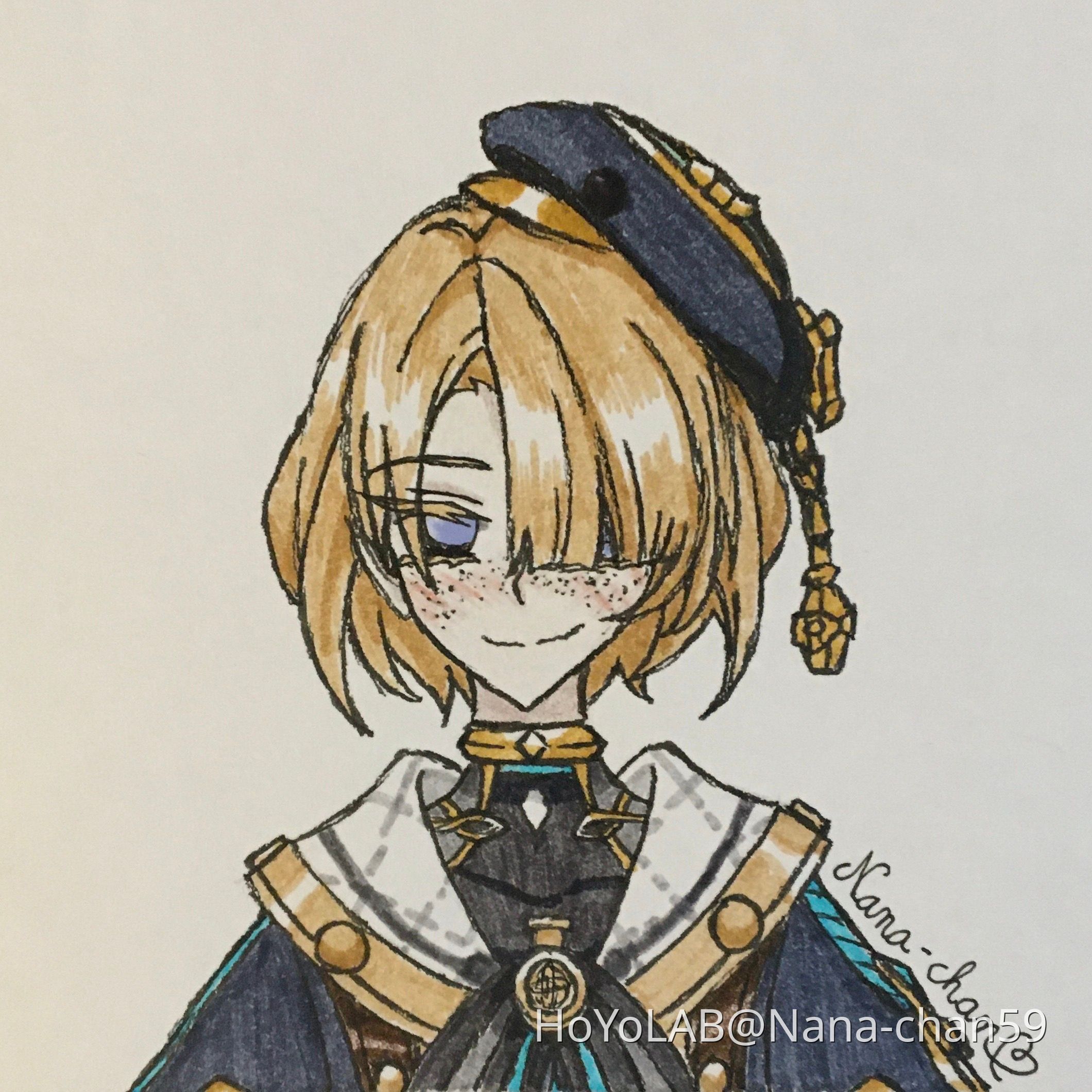 Lil drawing of Freminet for @DragonFire! 🥺🩵 Genshin Impact | HoYoLAB