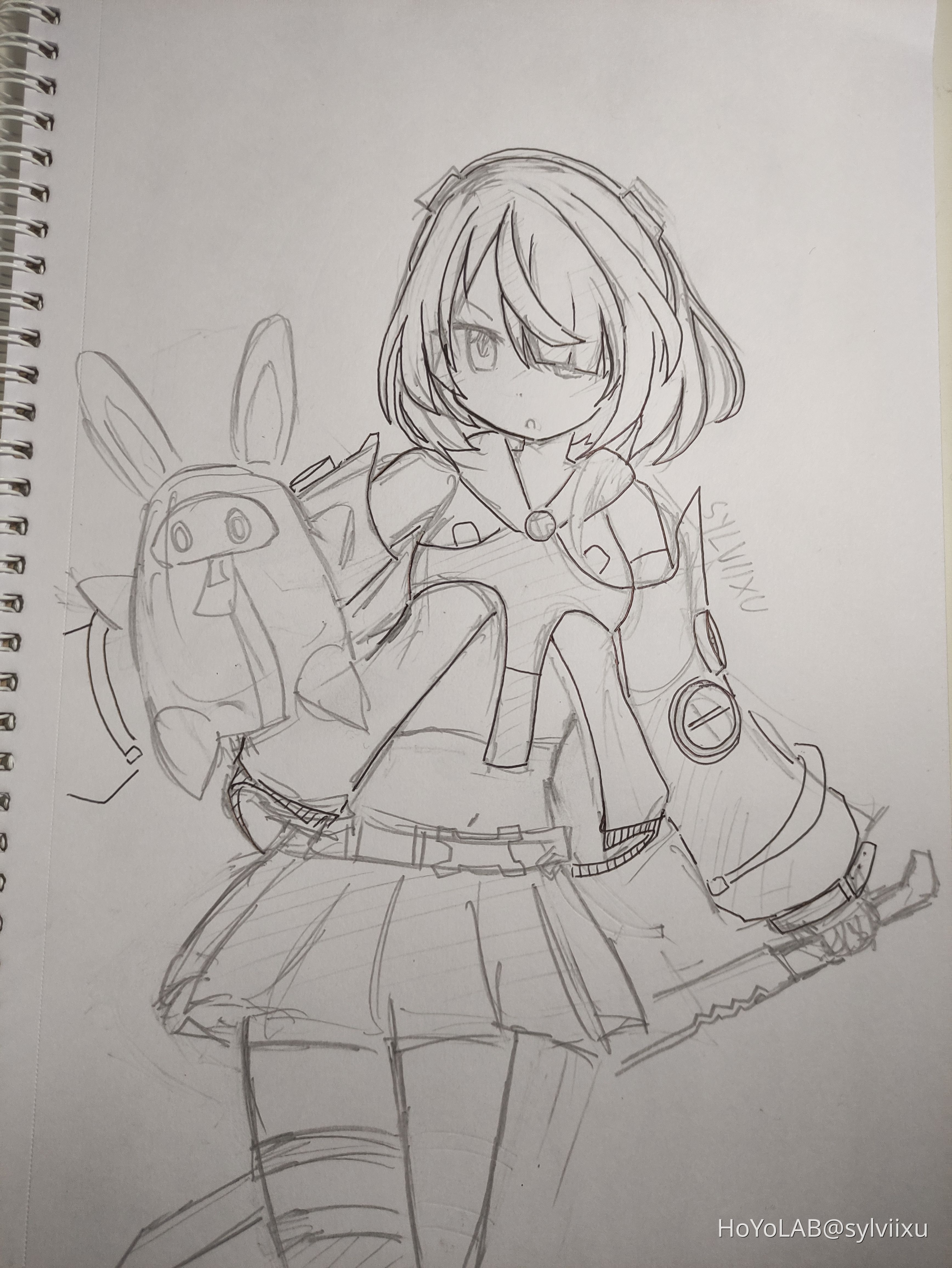 anby drawing wip Zenless Zone Zero | HoYoLAB