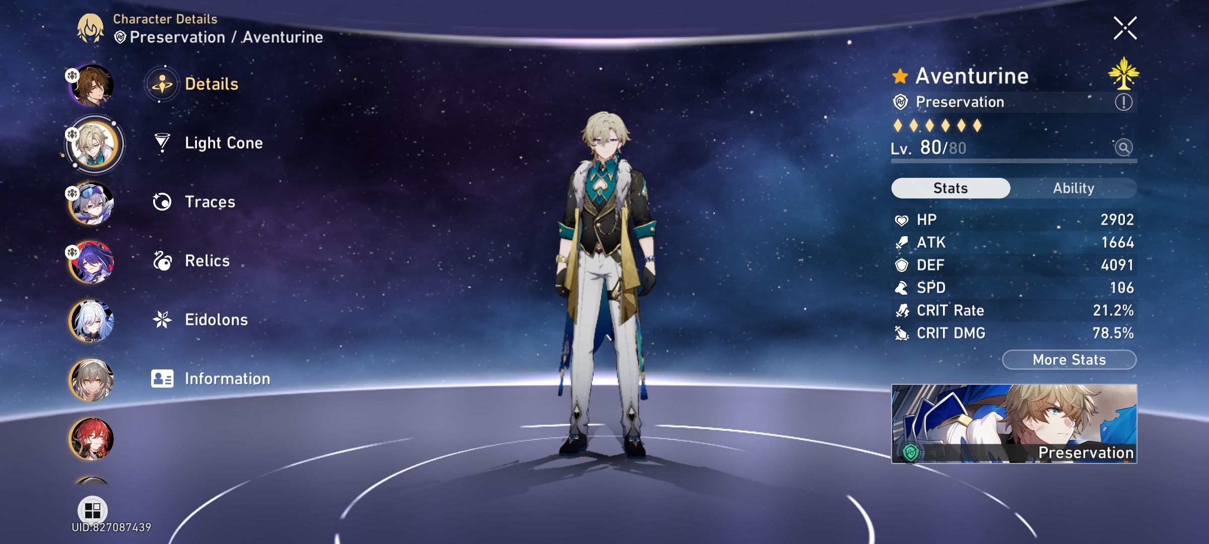 Aventurine finally complete Honkai: Star Rail | HoYoLAB