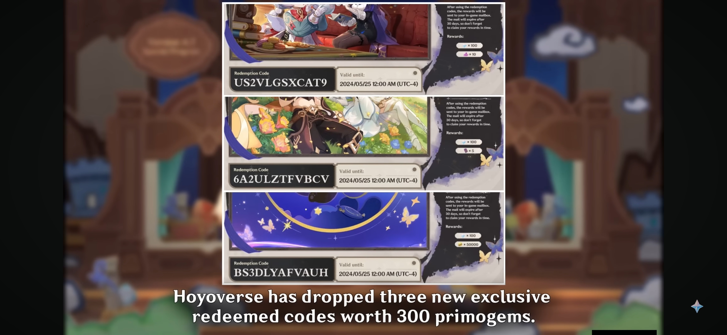Claim codes for Primogem before it expire 🍀 Genshin Impact | HoYoLAB
