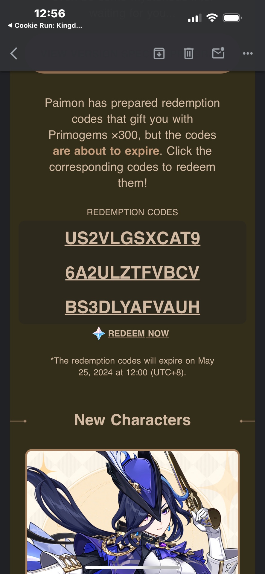 Redemption codes, get them now Genshin Impact | HoYoLAB