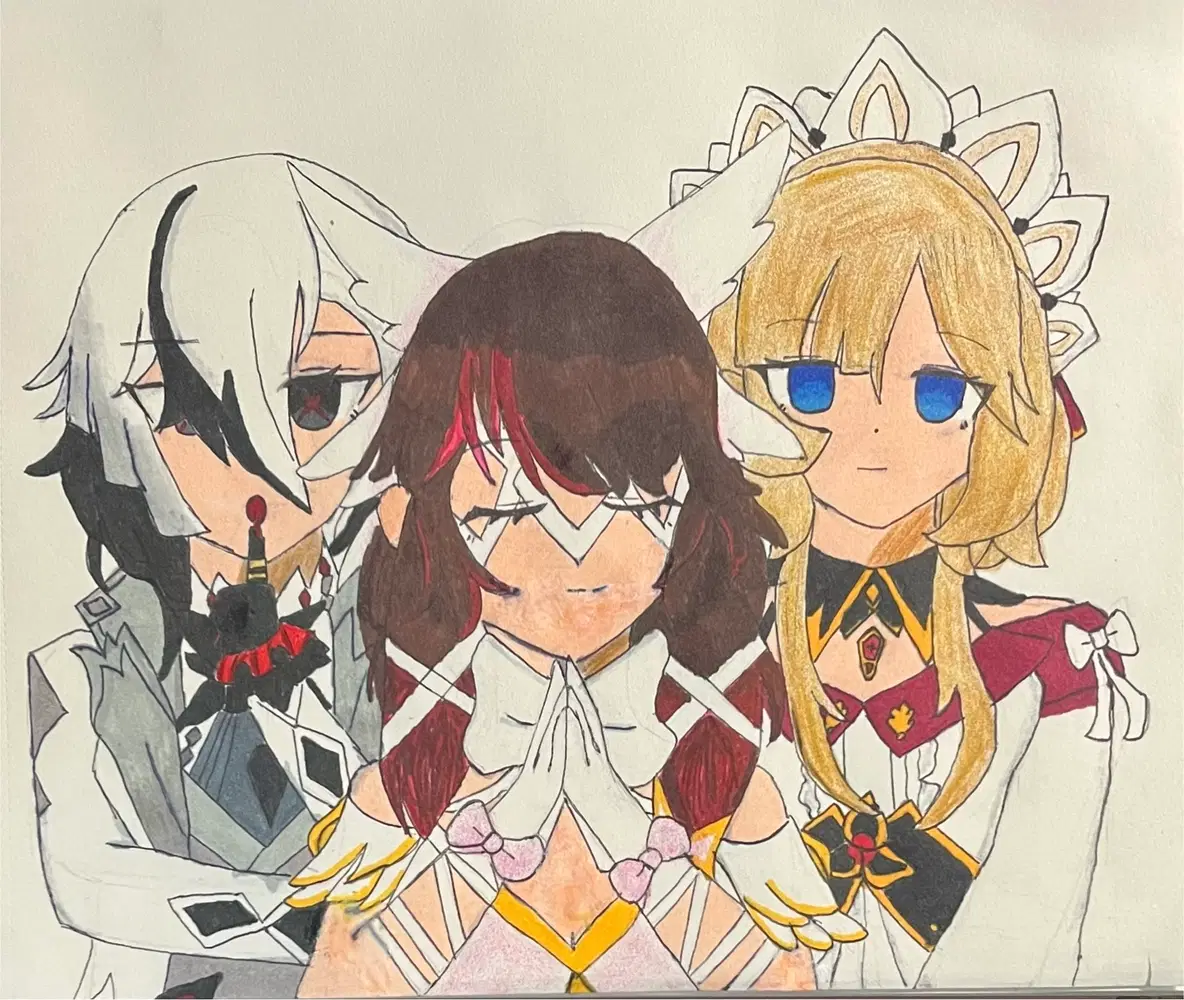 Drawing The Female Fatui Harbingers (Final) Genshin Impact | HoYoLAB