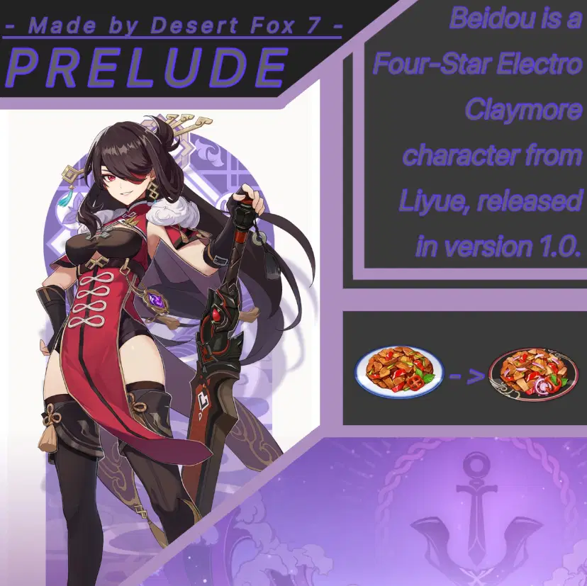 COMPLETE BEIDOU BUILD GUIDE {V. 4.6} Genshin Impact | HoYoLAB