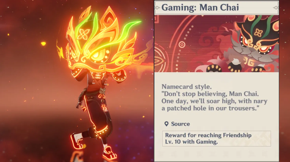 Friendship 10 Gaming - "Man Chai" Genshin Impact | HoYoLAB