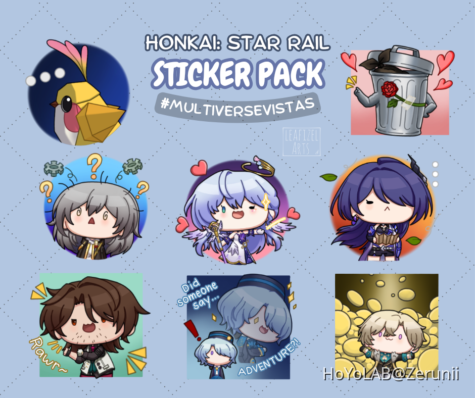 HSR-Sticker Pack! Honkai: Star Rail | HoYoLAB