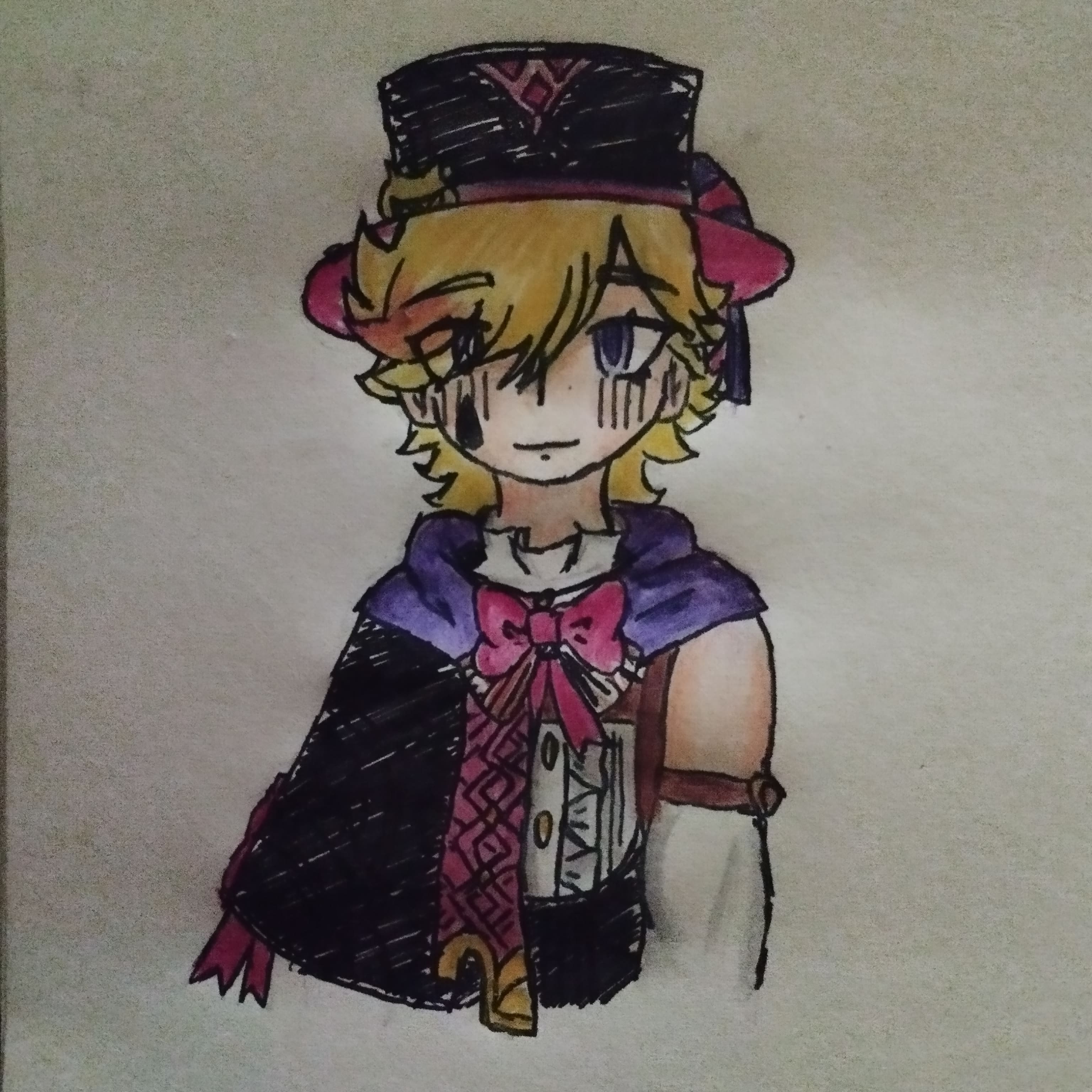 here's a Lyney drawing! Genshin Impact | HoYoLAB