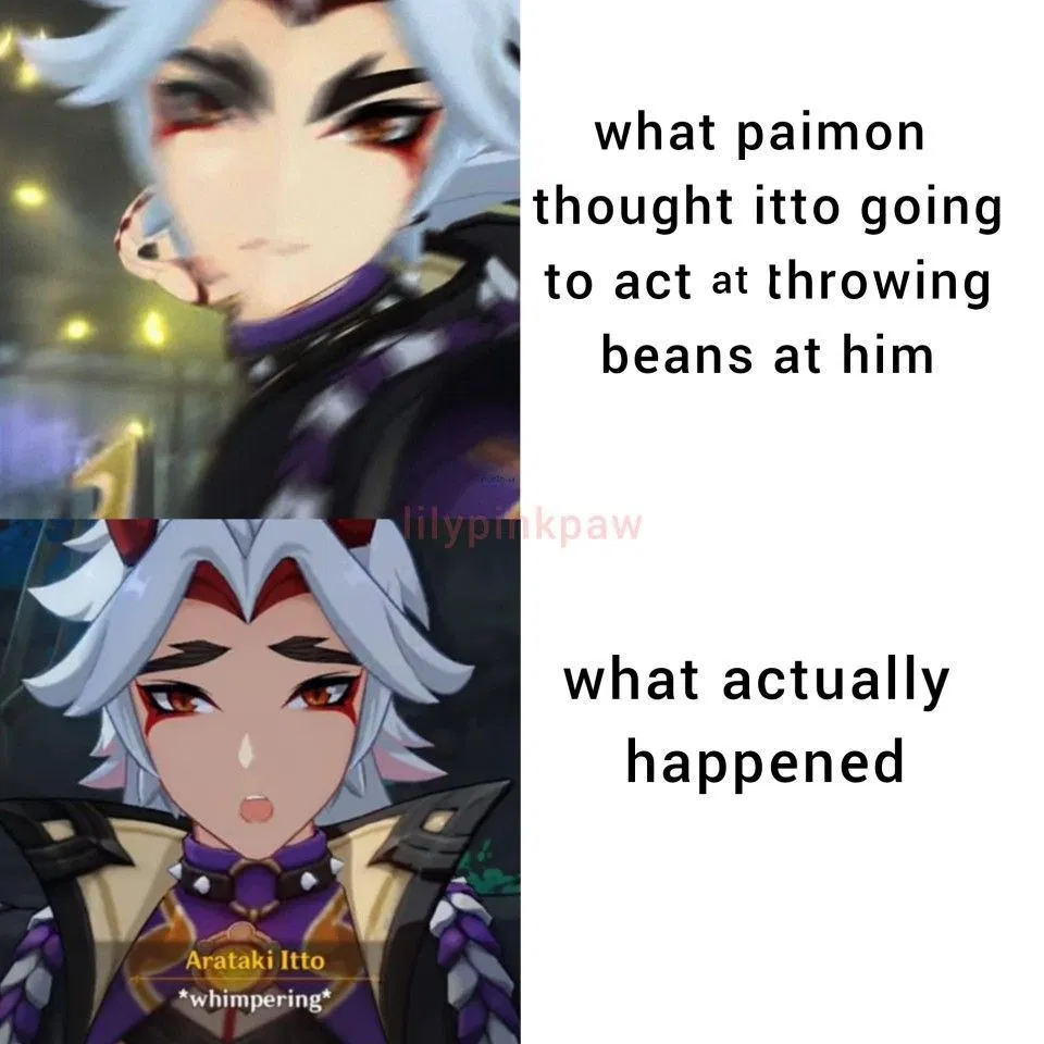 Day 2 of Itto meme for the badge Genshin Impact | HoYoLAB