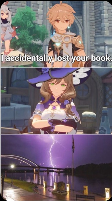 This is what happens when you lose Lisa’s book Genshin Impact | HoYoLAB