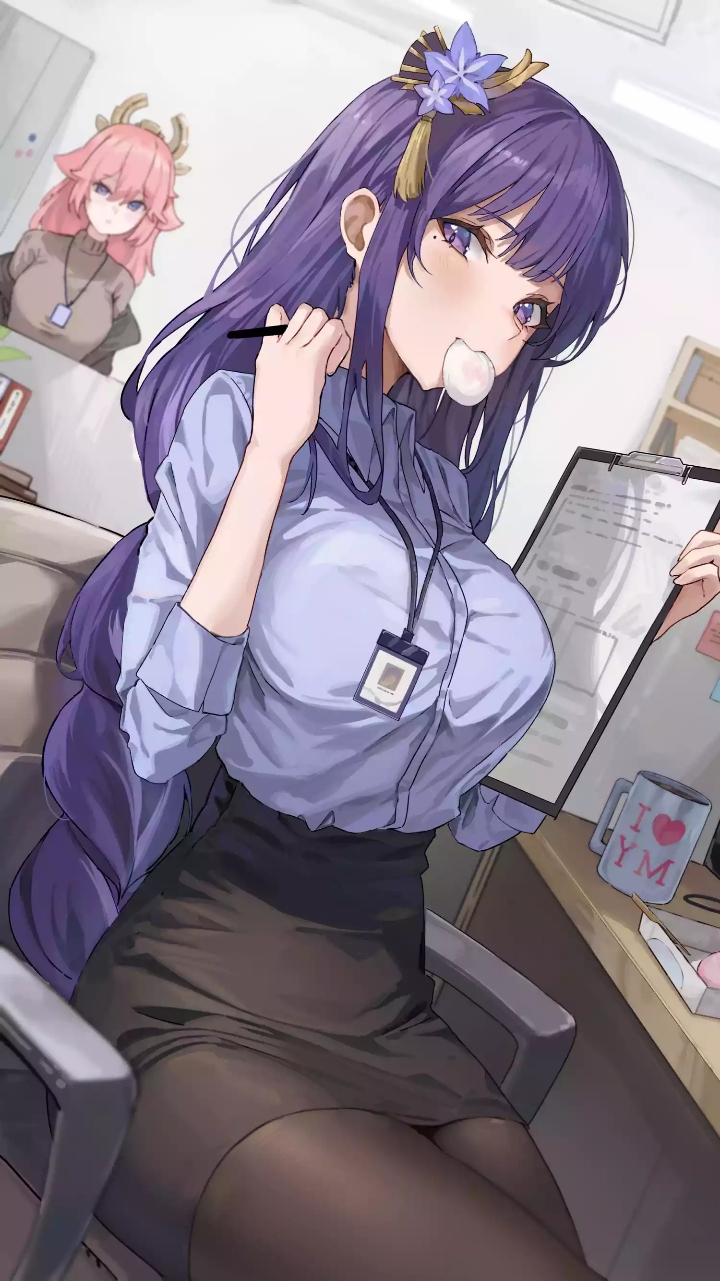 Raiden Shogen/Ei and Yae Miko our beloved Genshin Impact | HoYoLAB