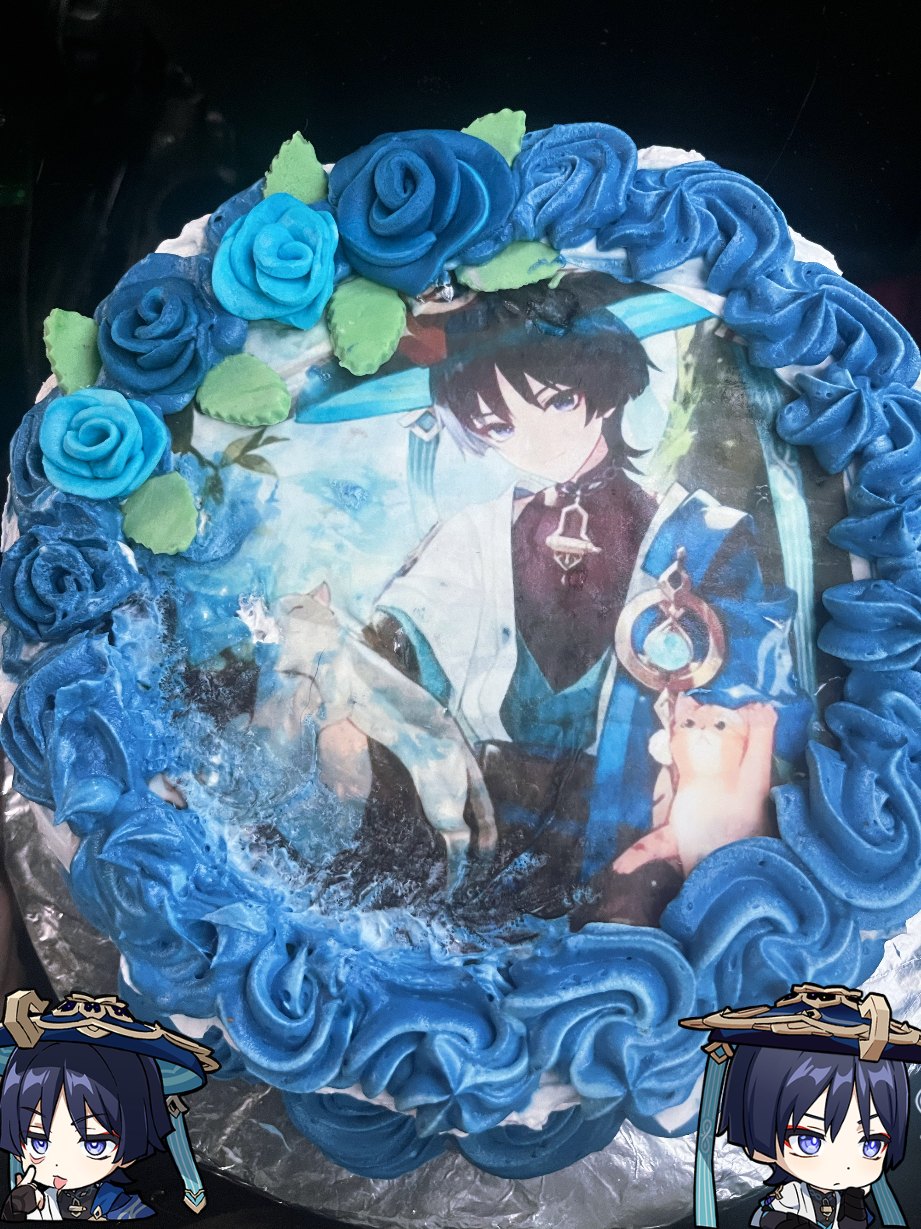 My wanderer’s birthday themed cake Genshin Impact | HoYoLAB