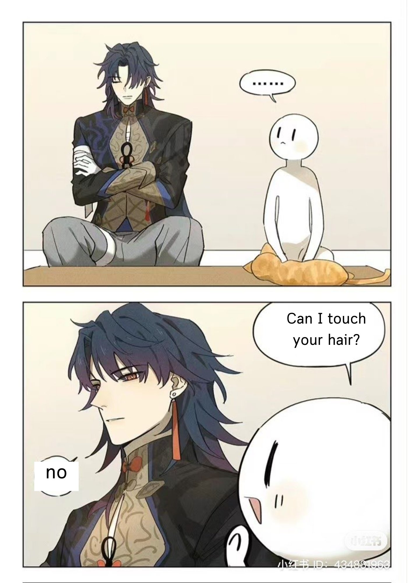 Blade's cat jealousy is cute >\\\
