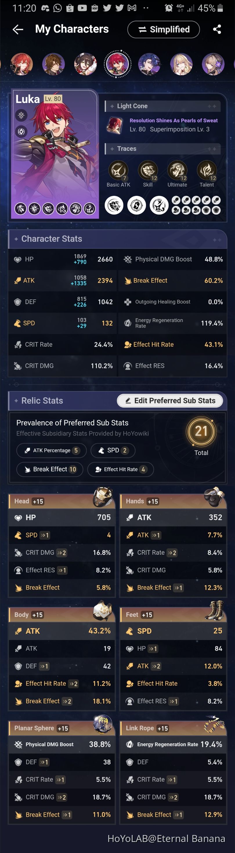 Luka Build Honkai: Star Rail | HoYoLAB