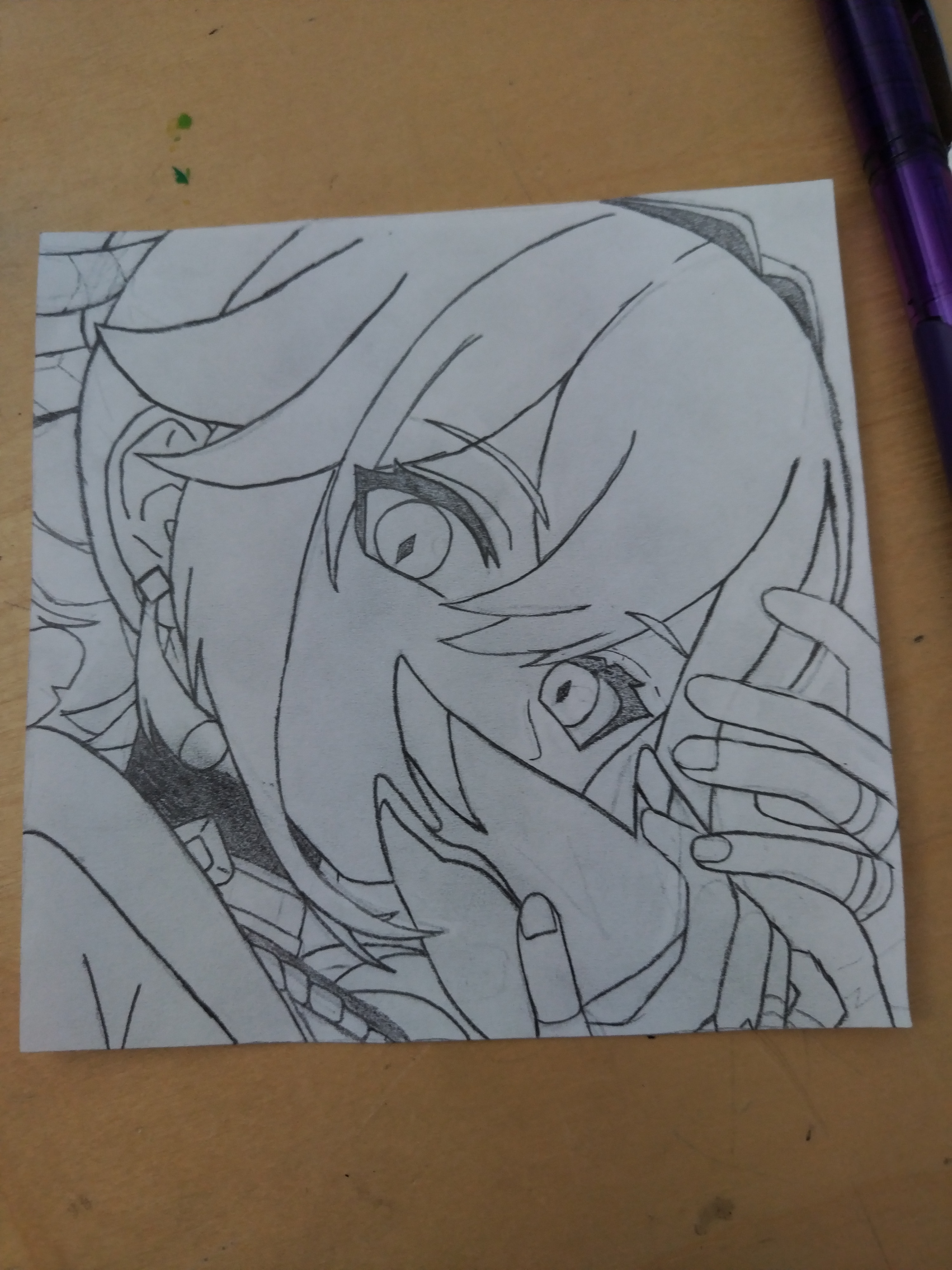 Kuki drawing Genshin Impact | HoYoLAB