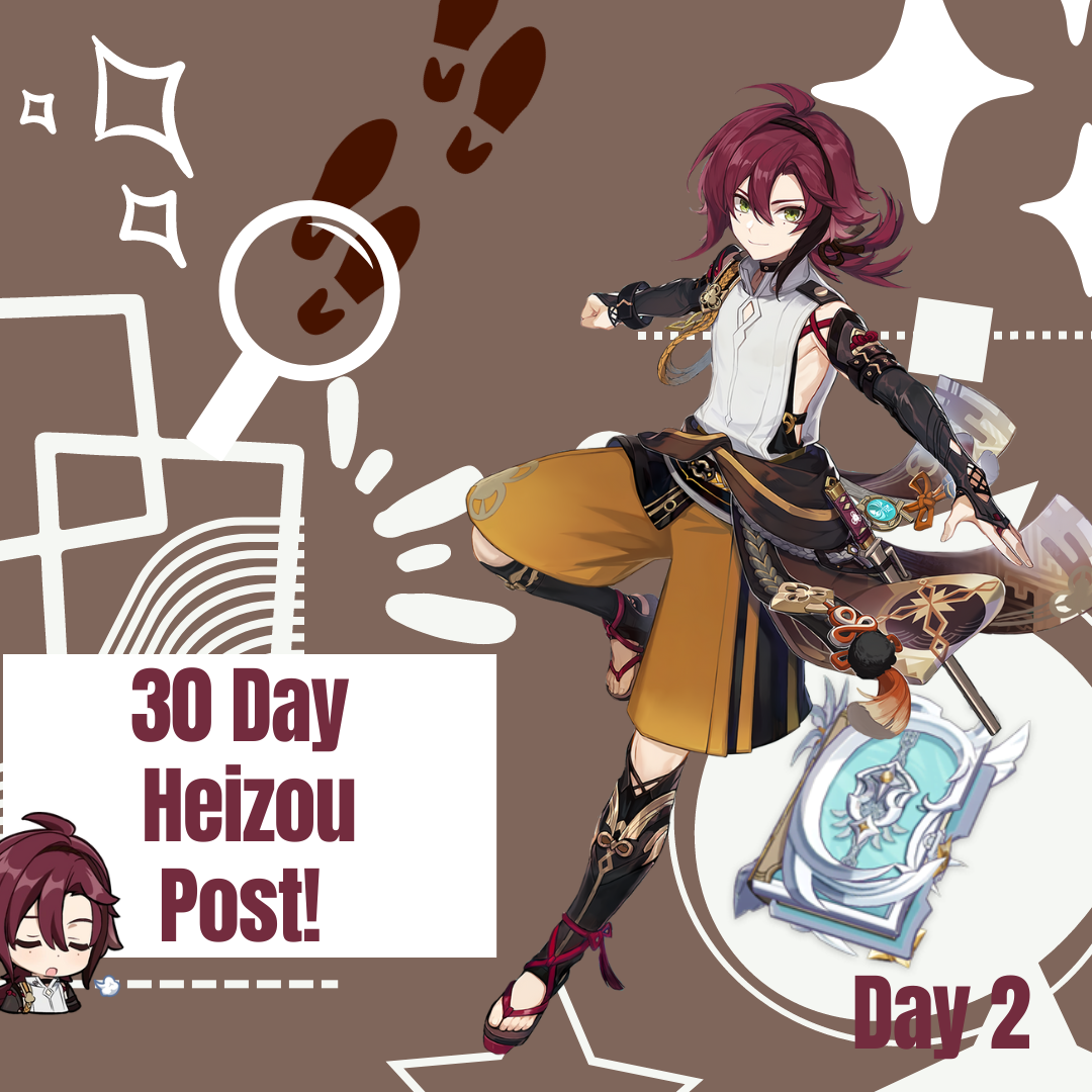 Heizou 30 day Post Challange! Day 2: Did you know? Genshin Impact | HoYoLAB