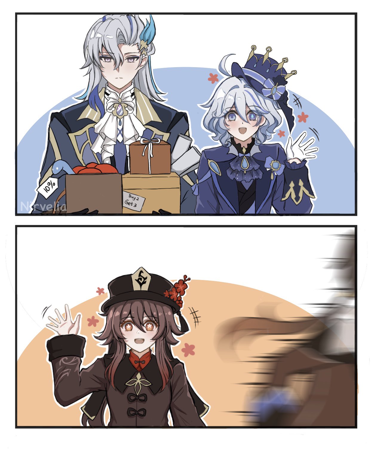 If Neuvillette and Furina meet Hu Tao and Zhongli, however, he is ...