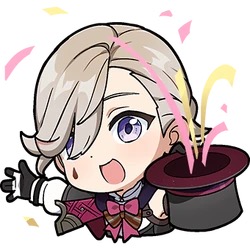 Characters as chibi emojis (Lyney) Genshin Impact | HoYoLAB