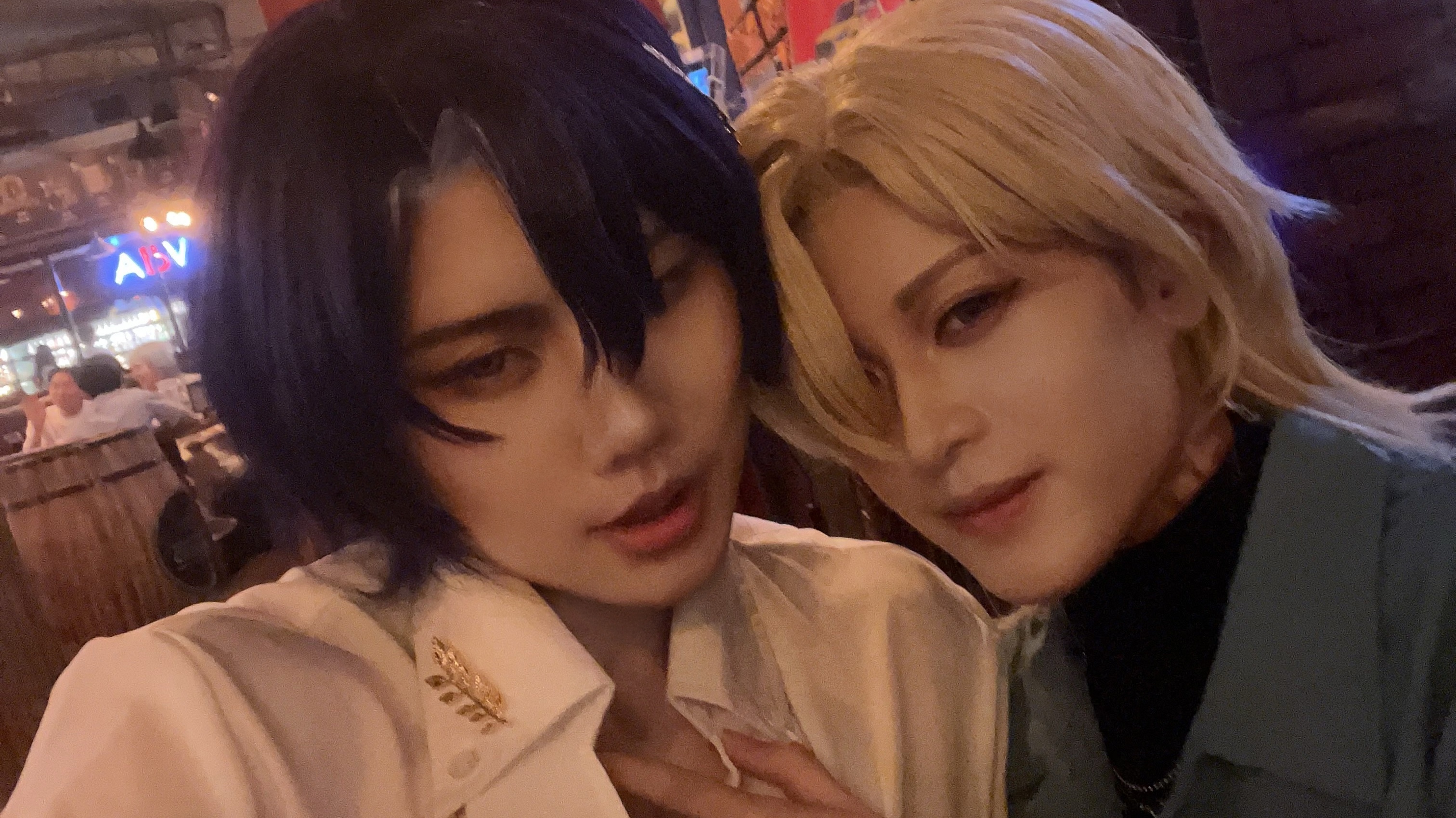 Dr. Ratio (Casual cosplay) with Aventurine date night Honkai: Star Rail ...